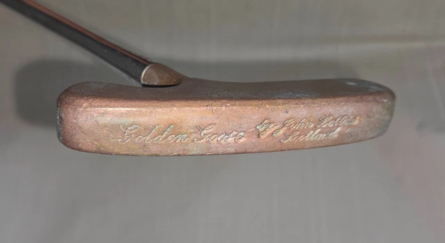 JOHN LETTERS SCOTLAND Golden Goose Blade Putter/Putter Steel Shaft 35.5 ...