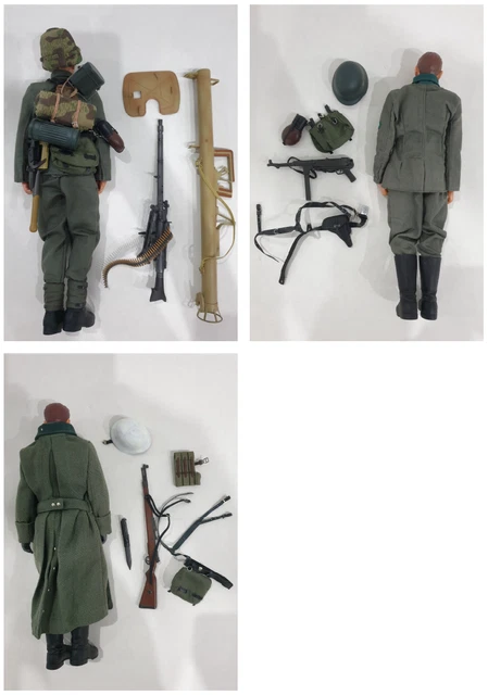 DRAGON MODELS WW2 1/6 Scale Military Action Figure 3-Piece Set ...