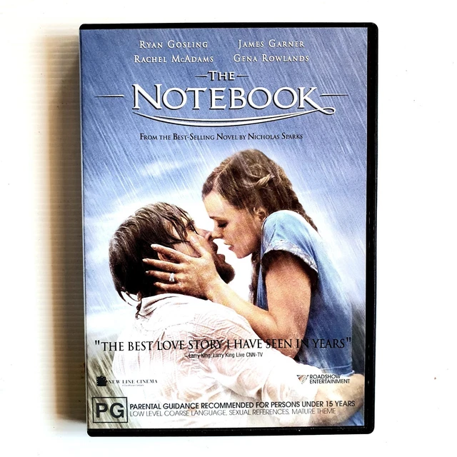 THE NOTEBOOK DVD 2004 Romance, Ryan Gosling, Rachel McAdams Region 4 ...