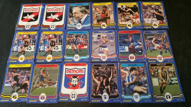 18 X SCANLENS 1980s footy cards vfl afl $50.00 - PicClick AU
