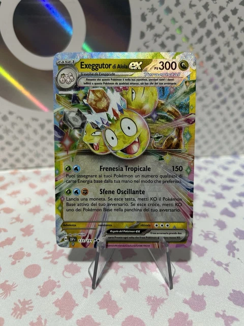 POKÉMON SCINTILLE FOLGORANTI - Exeggutor Di Alola Ex Tera - 133/191 ...