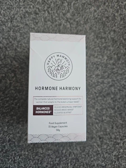 GENUINE HAPPY MAMMOTH Hormone Harmony Supplement 72 Capsules £30.83 ...