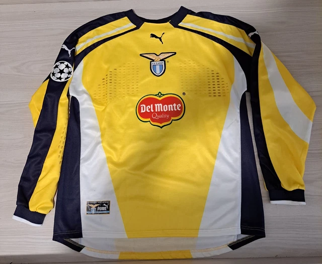 MAGLIA LAZIO 1999/00 Champions League match worn Ballotta Scudetto Del ...