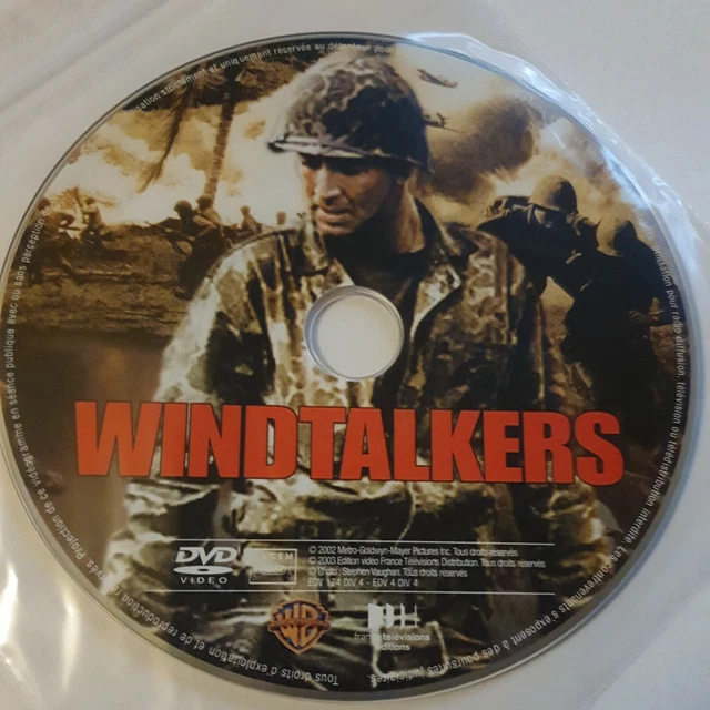 WINDTALKERS (2002) DVD Nicolas Cage Movie Film French CD Disc only £2. ...