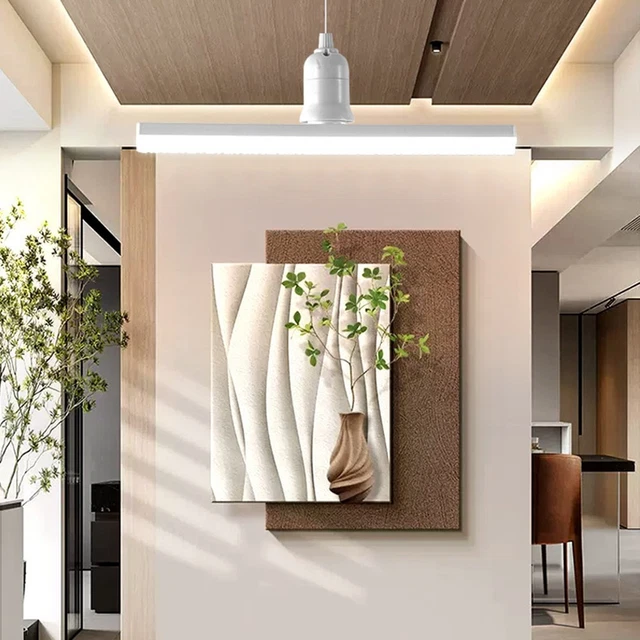 ENERGY SAVING ACRYLIC LED Bulb E27 Screw Circular Square Shape White ...