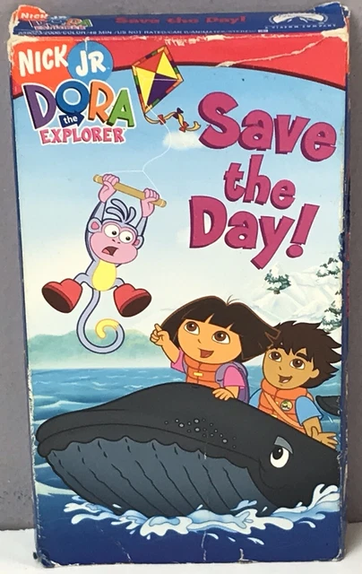 NICKELODEON’S DORA THE Explorer Save the Day VHS Video Tape VCR VTG ...