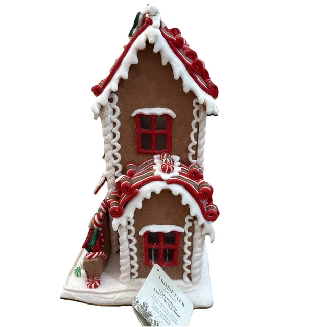 MR BINGLE TRIMSETTER Gingerbread House LED Lighted & Trees Dillard's ...