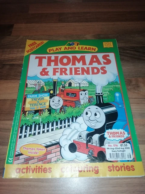 THOMAS AND FRIENDS Magazine Comic No 016 Dated 9th August 2000 £10.50 ...