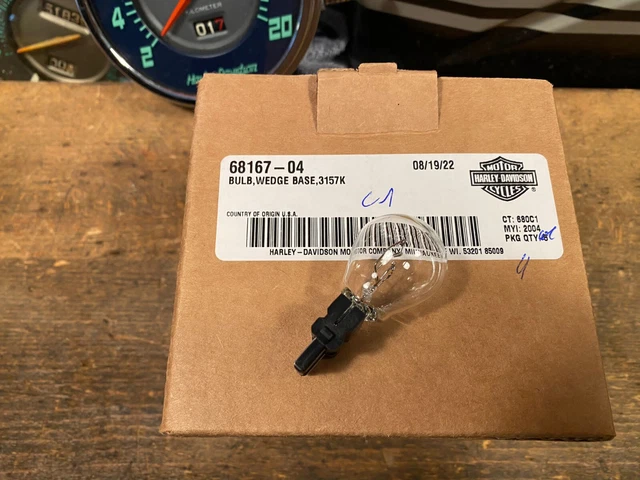 68167-04 GLÜHLAMPE, 12 Volt, Für Zusatzscheinwerfer Original Harley ...