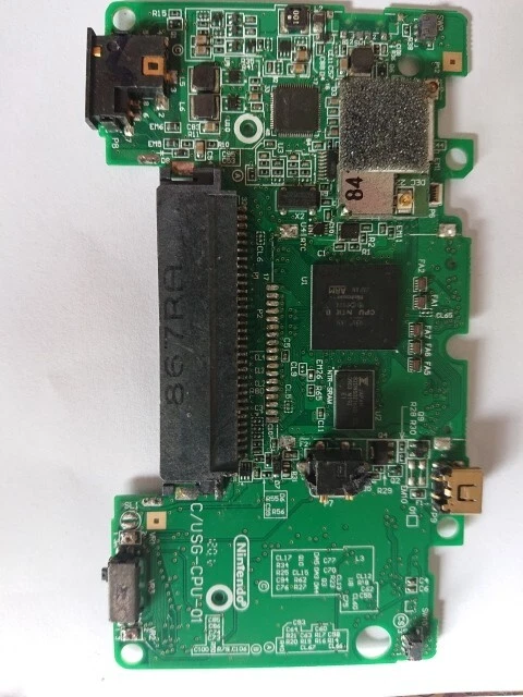 CARTE MÈRE NINTENDO DS lite - Pièce D'origine usg-cpu-01 semi hs EUR 7 ...