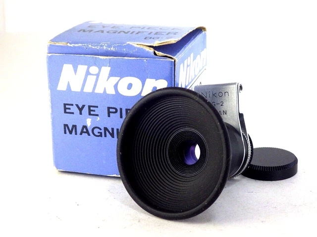 NIKON EYEPIECE MAGNIFIER DG-2 Viewfinder F2 F3 FA FE FM SLR Classic ...
