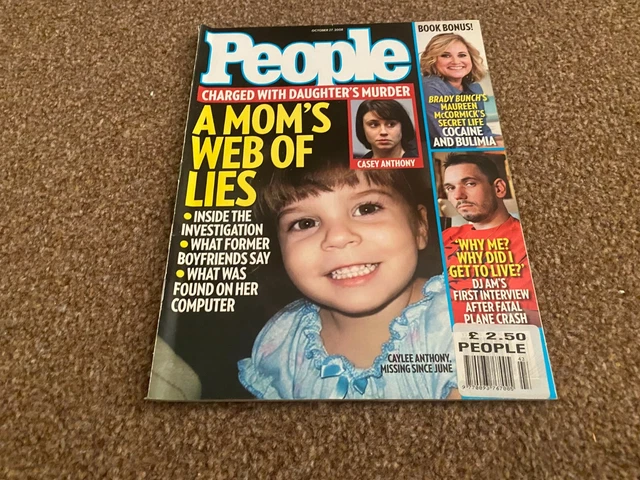 PEOPLE MAGAZINE 27/10/2008 Casey Anthony. Maureen Mccormick. Dj Am ...