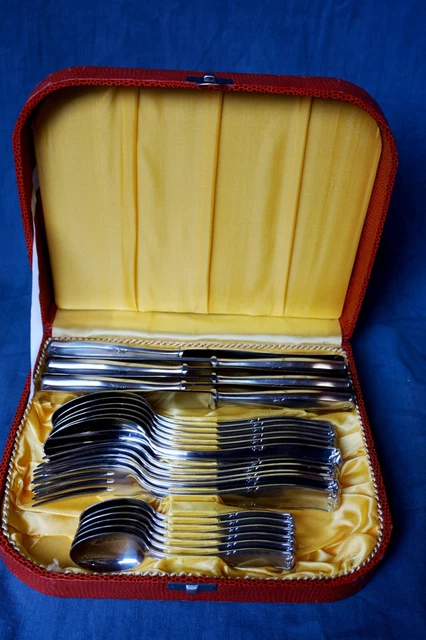 RICHARD WAGNER SOLINGEN gr. 45 teilig. Besteck Set Konvolut Rostfrei ...