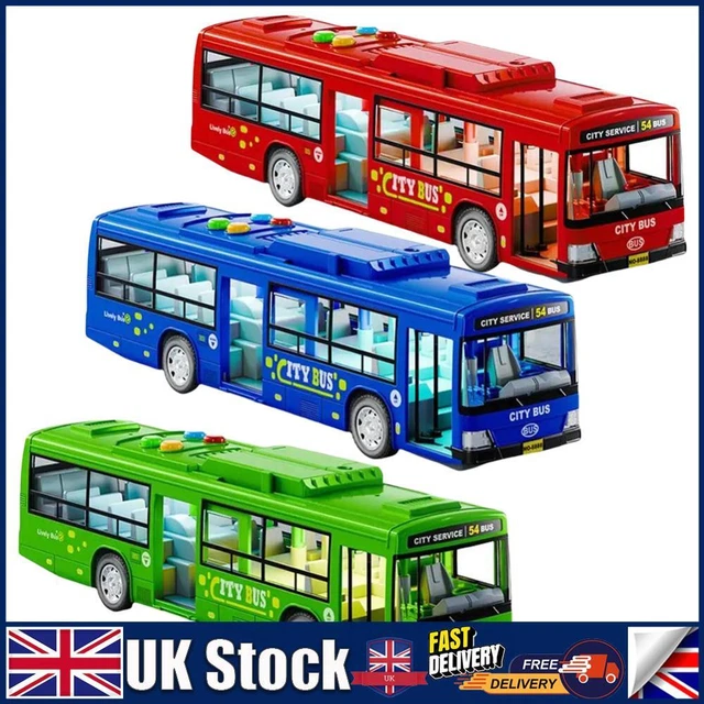 EDUCATIONAL PLAY VEHICLES Toy Interactive Electric City Bus Toy for ...