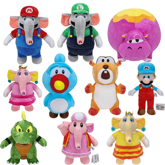 SUPER MARIO BROS Wonder Plush Toys Elephant Mario Stuffed Doll Kids ...