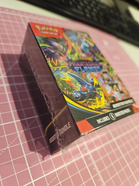 POKÉMON TCG: MEGA Evolution Phantasmal Flames Booster Bundle £50.62 - PicClick UK