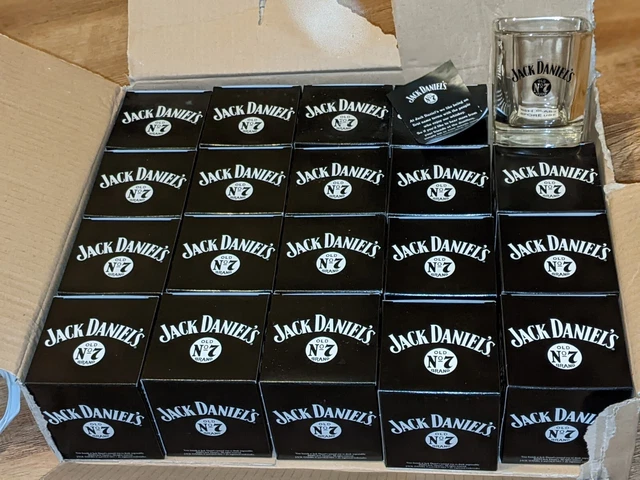 JACK DANIELS OLD No7 Whiskey Rocks Square Vintage Glass Norris ...