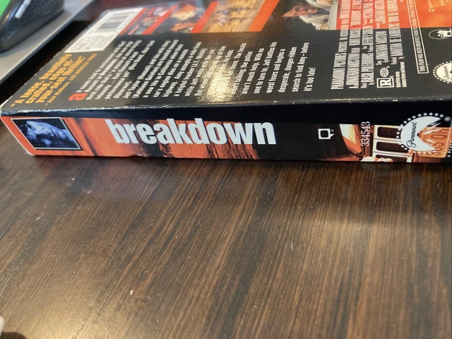 BREAKDOWN VHS MOVIE 1997 Kurt Russell Vintage £3.99 - PicClick UK