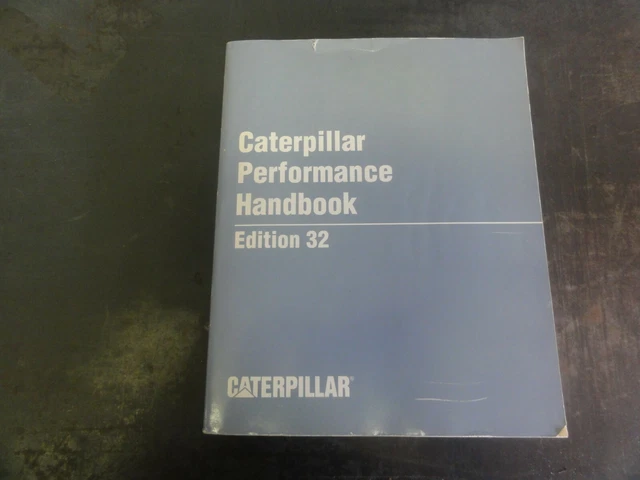 MANUEL CATERPILLAR CAT Performance Handbook édition 32 EUR 19,30 ...