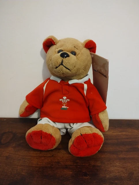 WRU WELSH RUGBY Union Logo Wales Teddy Bear Cuddly Plush Toy 2006 £8.66 ...