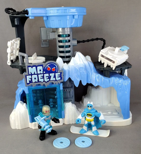 IMAGINEXT DC SUPER friends Mr Freeze & Batman Arctic HQ Lair & Action ...