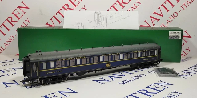 RIVAROSSI HR4100-3 SCALA H0 1/87- CARROZZA LETTI TIPO Lx LIVREA BLU CIWL - EP.IV EUR 33,00 ...