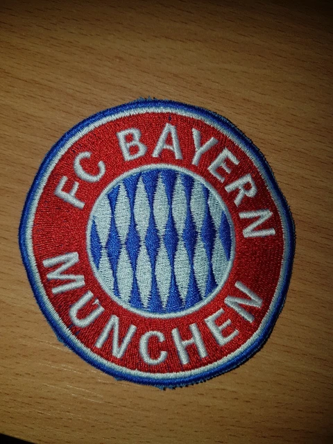 AUFNÄHER PATCH LOGO FC Bayern München Kutte 80iger Ø 8 cm EUR 8,00 ...