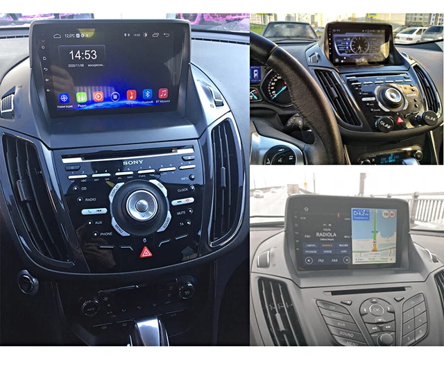 VOITURE STEREO RADIO pour Ford Escape 2013-2017 ANDROID12 GPS WIFI RDS ...