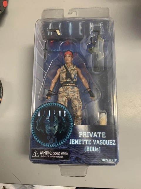 NUEVA FIGURA DE acción NECA Aliens 2016 7" privada Jenette Vásquez BDUs ...