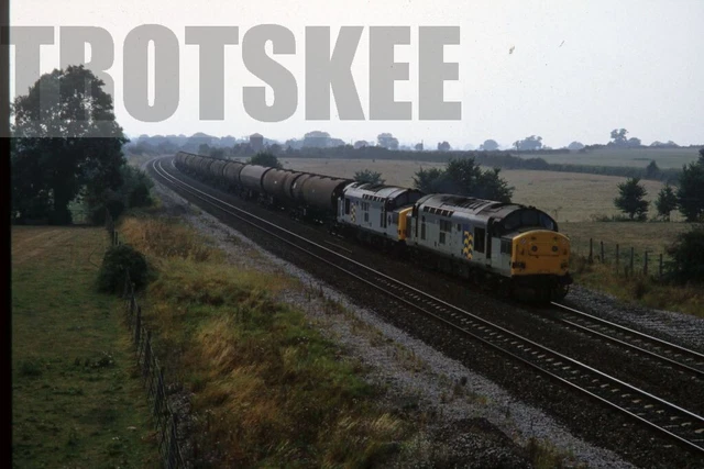 35MM SLIDE BR British Railways Diesel Loco Class 37215/294 1991 Orig £4 ...