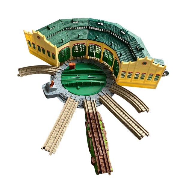 THOMAS THE TANK Engine Trackmaster Tidmouth Engine Sheds x 5 Turntable ...