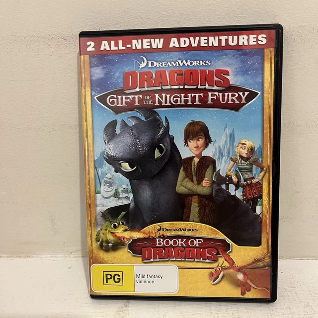 DRAGONS-GIFT OF THE Night Fury / Book of Dragons (DVD, 2011) $5.49 ...