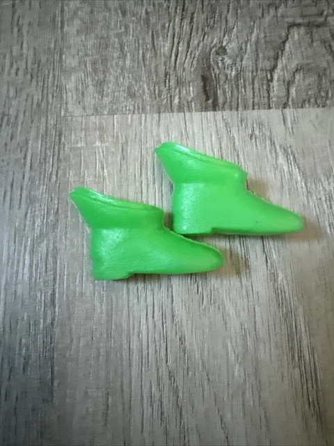 VINTAGE 1967 IDEAL Captain ACTION BOY ROBIN Green BOOTS $21.00 - PicClick