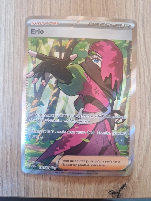 CARTE POKÉMON ERIO 133/131 EV8.5 Evolutions Prismatiques Ecarlate ...