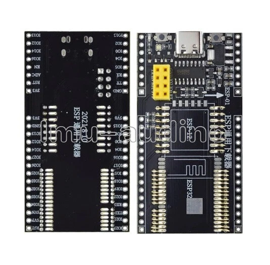 ESP-01/ESP12/ESP32 DEVELOPMENT BOARD Programmer Socket Universal ...