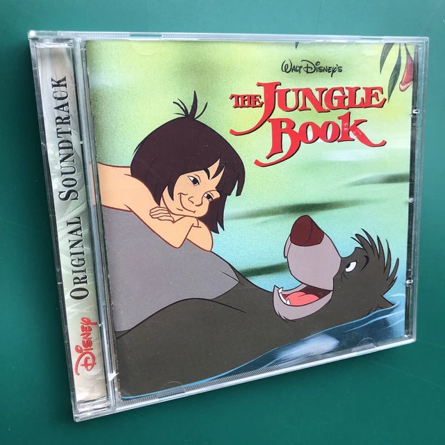 DISNEY'S THE JUNGLE BOOK Animation Film Soundtrack CD Kipling BONUS ...