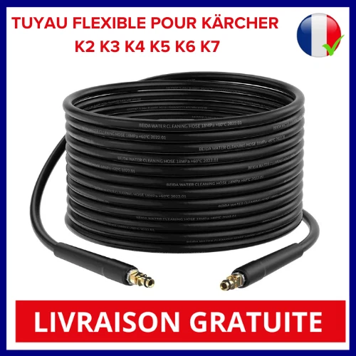 TUYAU FLEXIBLE 10M pour Kärcher K2 K3 K4 K5 K6 K7 Quick Connect Haute Pression EUR 44,99 ...