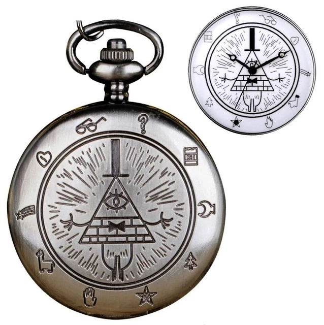 MONTRE GOUSSET POCKET watch - Bill Cipher Gravity Falls (Ref 3) EUR 16 ...