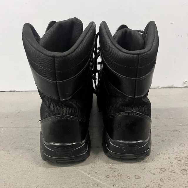 INTERCEPTOR WOMENS BLACK Leather Tactical Steel Toe Force Boots Size 7. ...