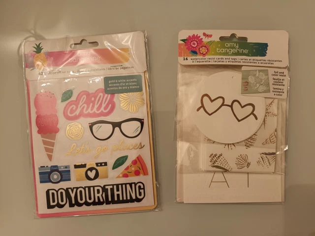 AMY TANGERINE BY American Crafts Papercraft Kit/Bundle - Great Value ...