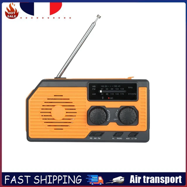 # HAND CRANK Radio Portable Emergency Radio Power Bank for Outdoor ...