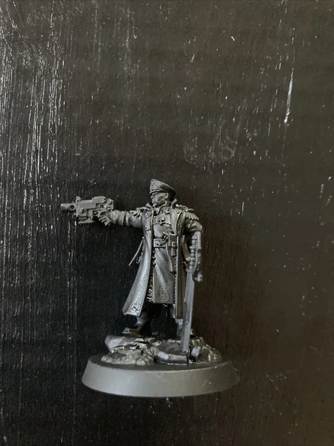 WARHAMMER 30K 40K Imperial Guard Astra Militarum Army HQ Commissar ...