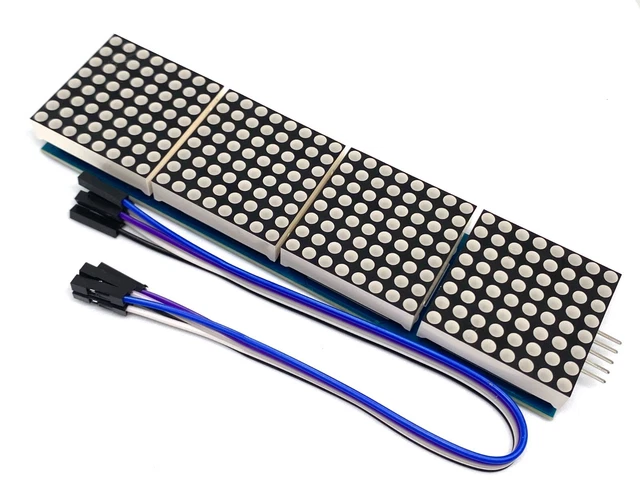 Dot Matrix Modul 8x8 Display Arduino 4 Matrix Max7219 Led Lcd Raspberry Pi £774 Picclick Uk