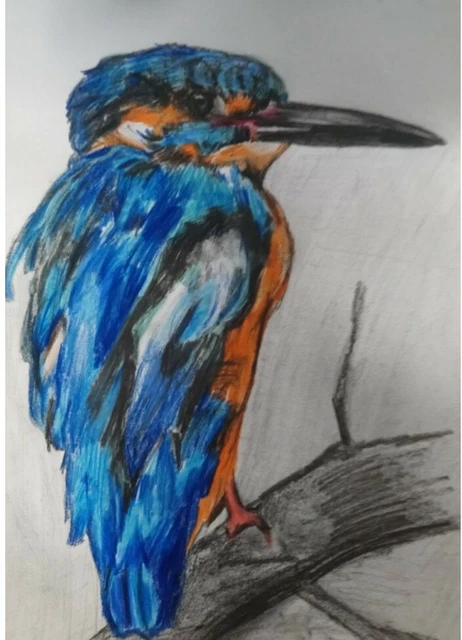 MARTIN FISHERMAN ORIGINAL drawing by Jean Baptiste Hubert. Size A4. £27 ...