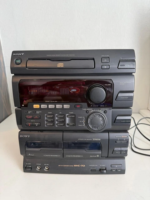 SONY MHC-701 HIFI Stereo System Vintage 1990's - Good Condition - No ...