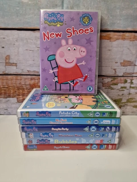 PEPPA PIG DVD bundle Childrens Television Series Peppa George Mummy ...