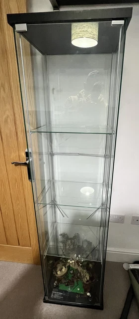 IKEA DETOLF GLASS display cabinet Excellent Condition £52.00 - PicClick UK