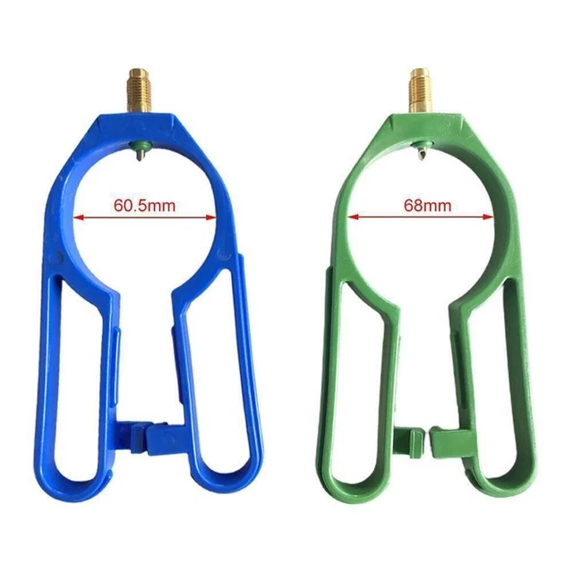 BRASS R134A AC Refrigeration Can Tap Auto Air Conditioner Side Mount ...