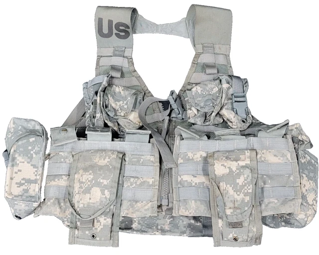 MOLLE US ARMY Fighting Load Carrier Vest Light Infantry 12 piece NOT ...