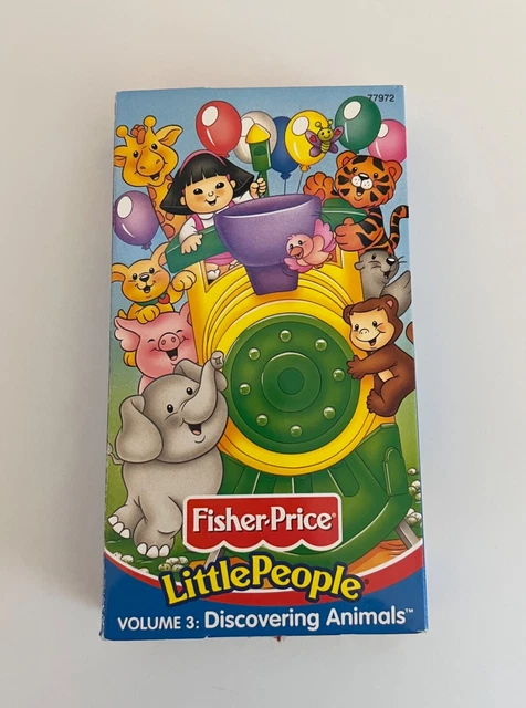 FISHER-PRICE LITTLE PEOPLE Volume 3 Discovering Animals VHS Tape 2002 ...